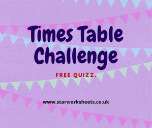 Times Table Challenge image | Star Worksheets