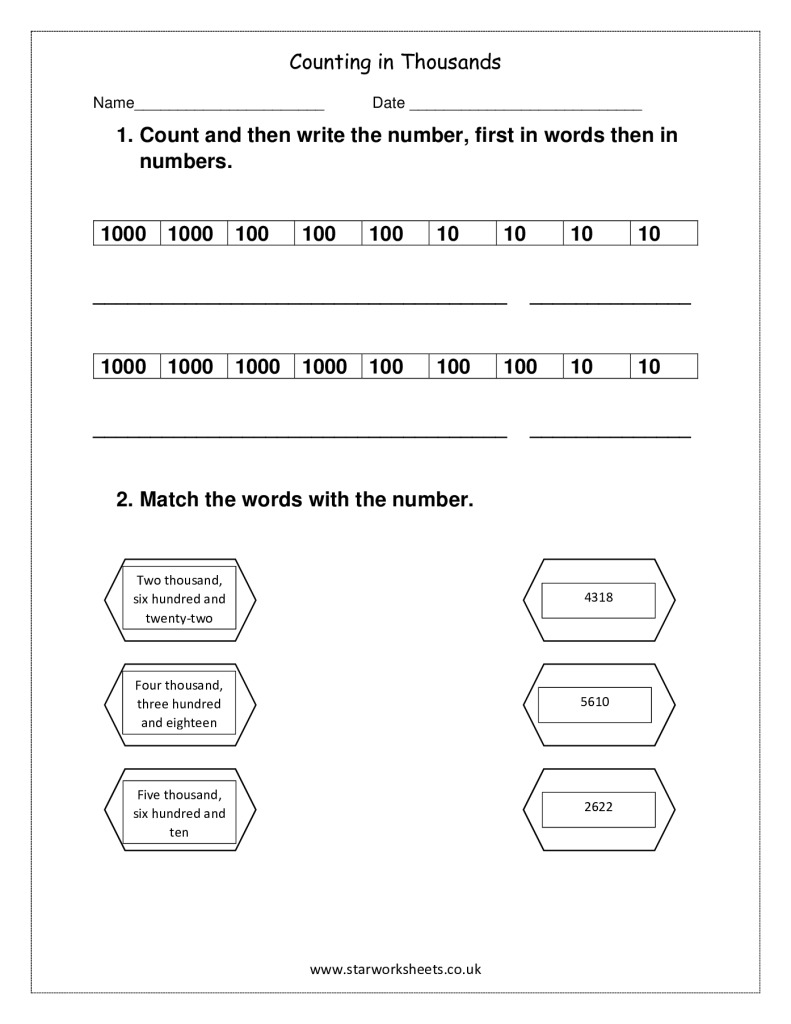 counting-in-thousands-hundreds-tens | Star Worksheets