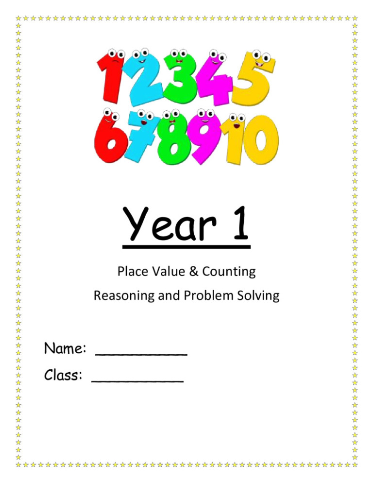 Year-1-Place-Value-Problem-Solving-Workbook-1 | Star Worksheets