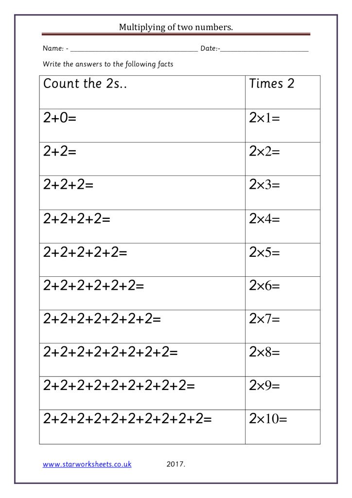 one-step-problem-solving-multiplication-1 | Star Worksheets